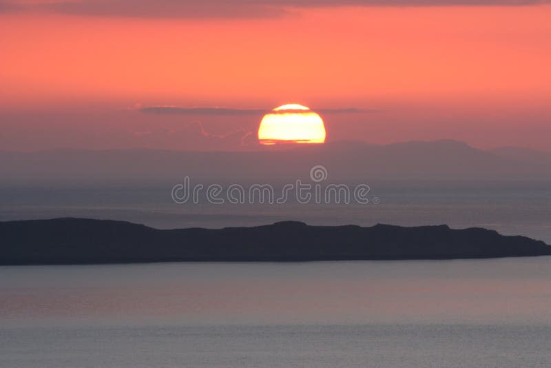 Skye Sunset stock image. Image of afterglow, spectacular - 41506723