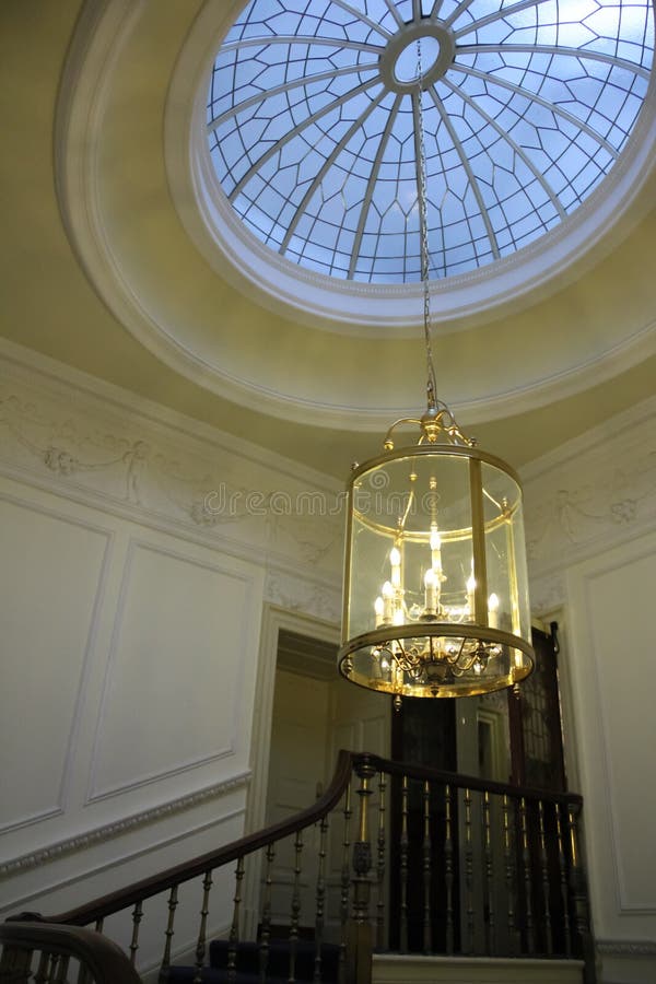 Skylight and chandelier stock image. Image of frame, illuminate - 27797015