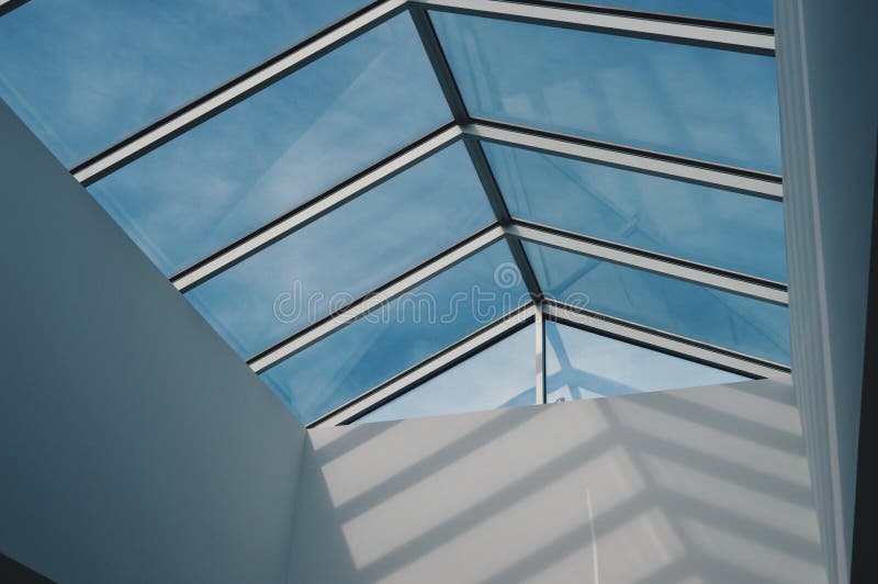 Skylight stock image. Image of blue, clouds, daytime - 157945575