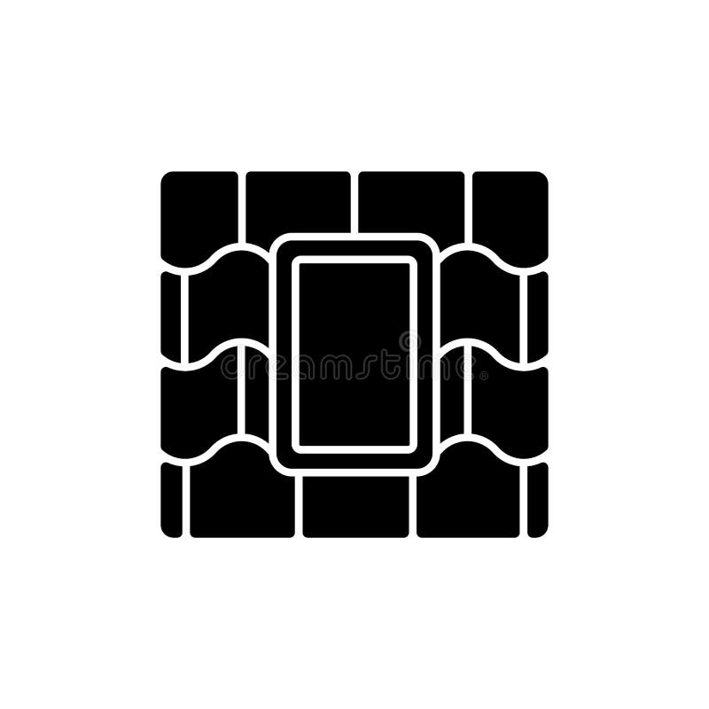 Skylight Windows Black Glyph Icon Stock Vector - Illustration of ...