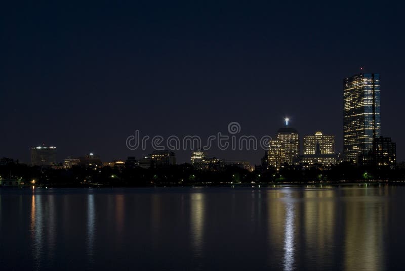 Skyline stock photo. Image of citylights, skies, nightime - 13364942