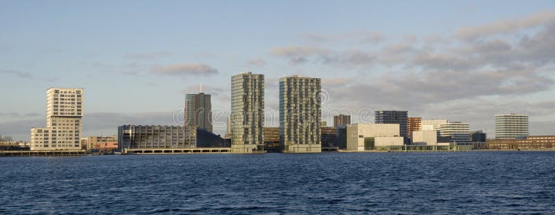 Skyline of Almere stock image. Image of exterior, urban - 7565633