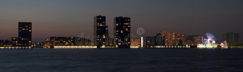 Skyline of Almere stock image. Image of exterior, urban - 7565633