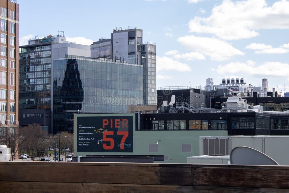 Skyline Backdrop for Large Building Ad Sign Editorial Photography ...