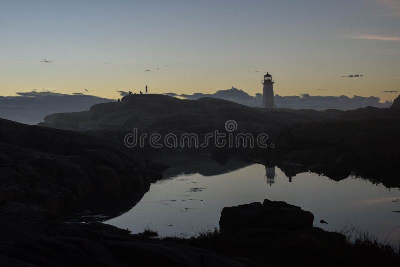 Skyline beach lighthouse stock photo. Image of peggys - 82667228