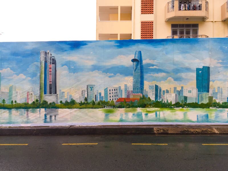 Skyline, City, Daytime, Mural Picture. Image: 128257305