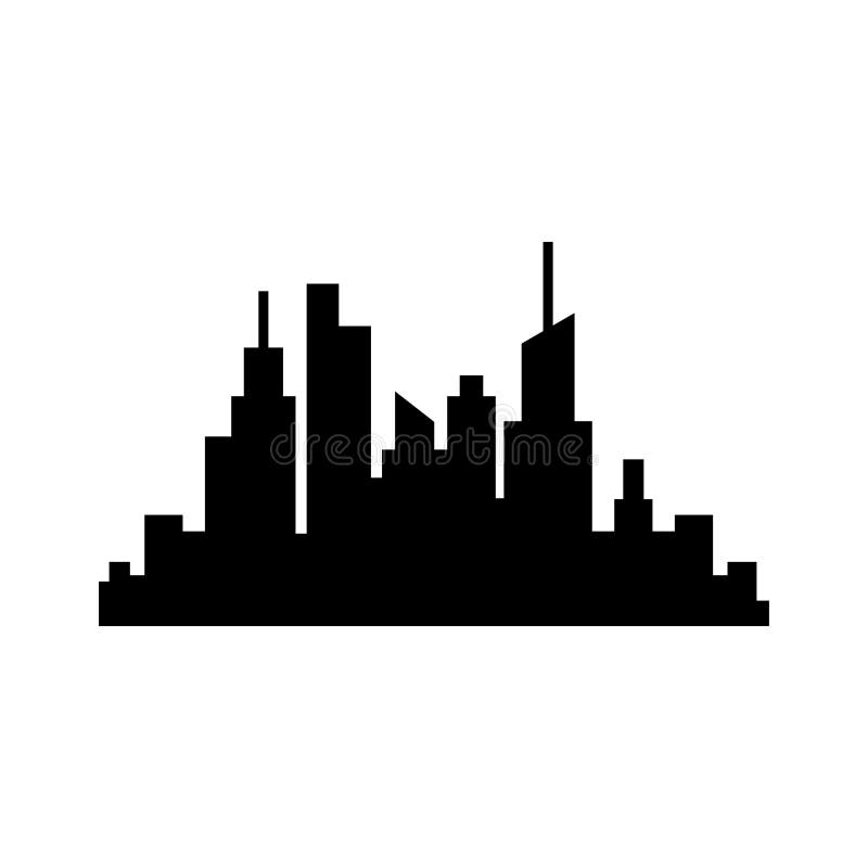 Skyline City Icon Design Template Vector Isolated Stock Vector ...