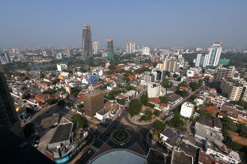 The skyline of Colombo editorial image. Image of colombo - 109721820