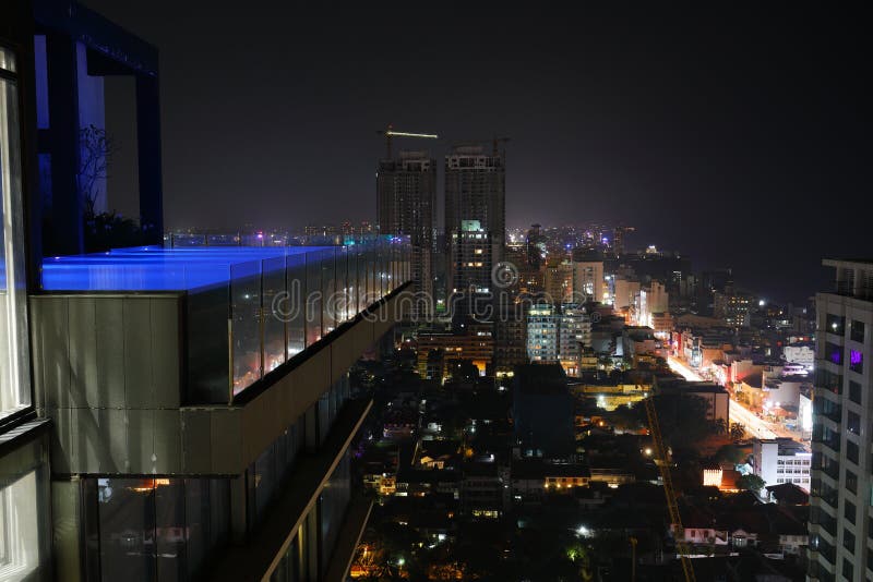 The skyline of Colombo stock image. Image of skyscraper - 109732025