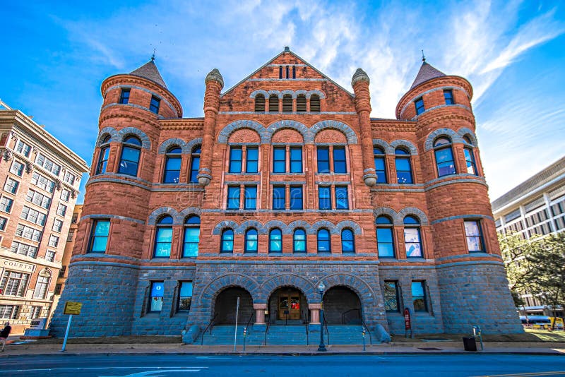 Skyline Da Cidade De Dallas Texas E Do Centro Foto de Stock - Imagem de ...