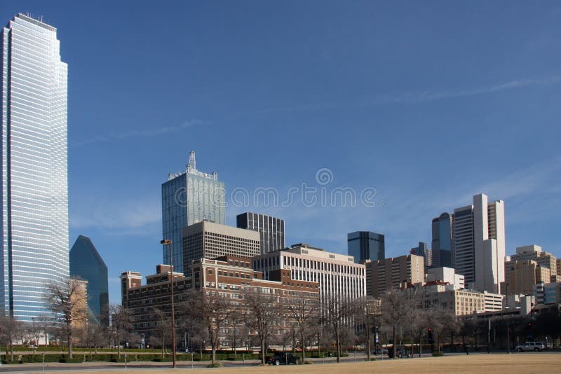 Dallas city skyline stock image. Image of architecture - 20282915
