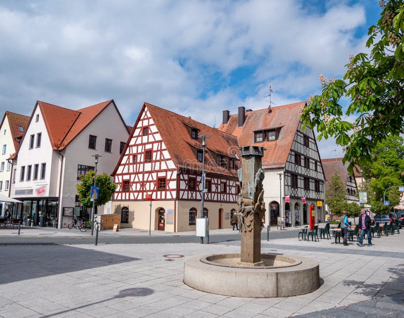 Skyline Feucht Em Nuremberg Na Franconia Fotografia Editorial - Imagem ...