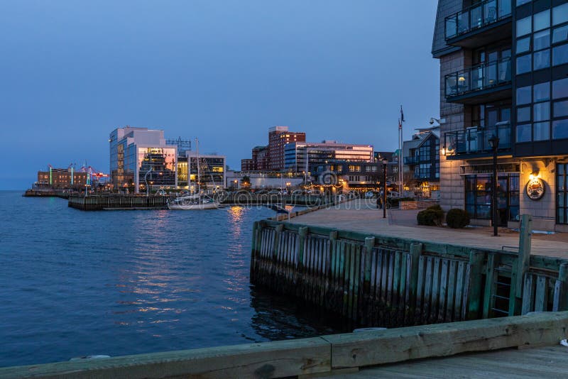 Halifax at Night editorial stock image. Image of shot - 87532669