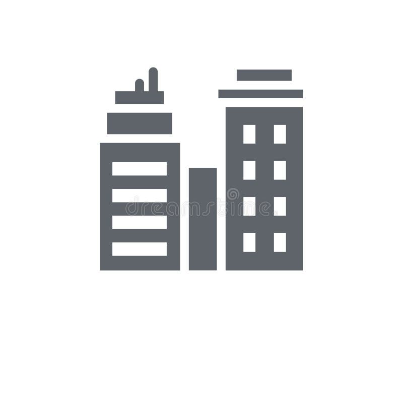 Skyline Icon from Collection. Stock Vector - Illustration of graphic ...