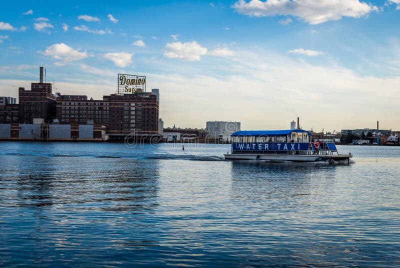 Skyline of Inner Harbor from Fells Point in Baltimore, Maryland ...