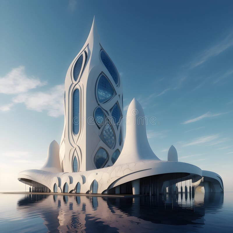 Skyline Innovation, a Captivating 3d Render of a Futuristic Cityscape ...