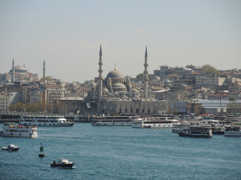 Skyline, istanbul, Turkey. editorial image. Image of famous - 77006430