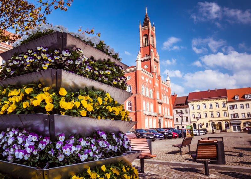 Skyline of Kamenz in Saxony Stock Image - Image of spring, historic ...