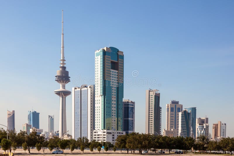 Kuwait tower stock photo. Image of arab, tower, east, towers - 7794576