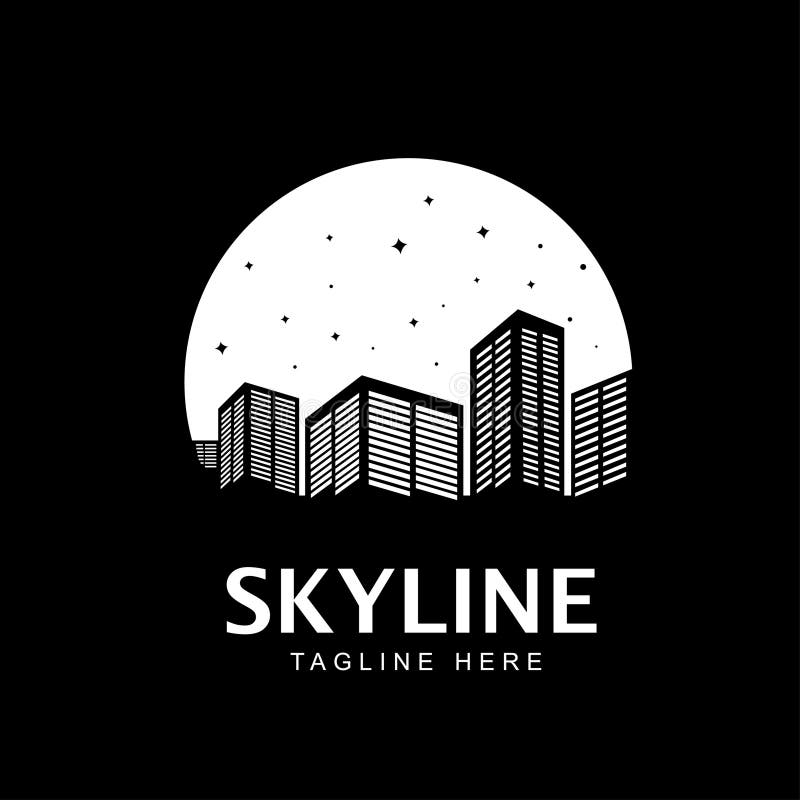 Skyline Logo Design. Urban, City and Building Silhouette Logo Concept ...