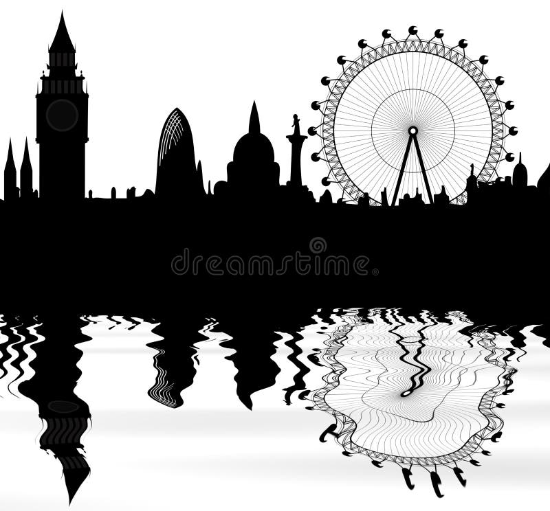London skyline stock vector. Illustration of office, travel - 21758310