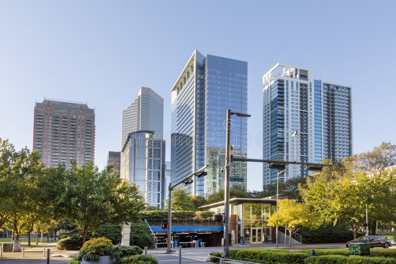 Skyline of Modern Houston, Capital of Texas, USA Stock Image - Image of ...