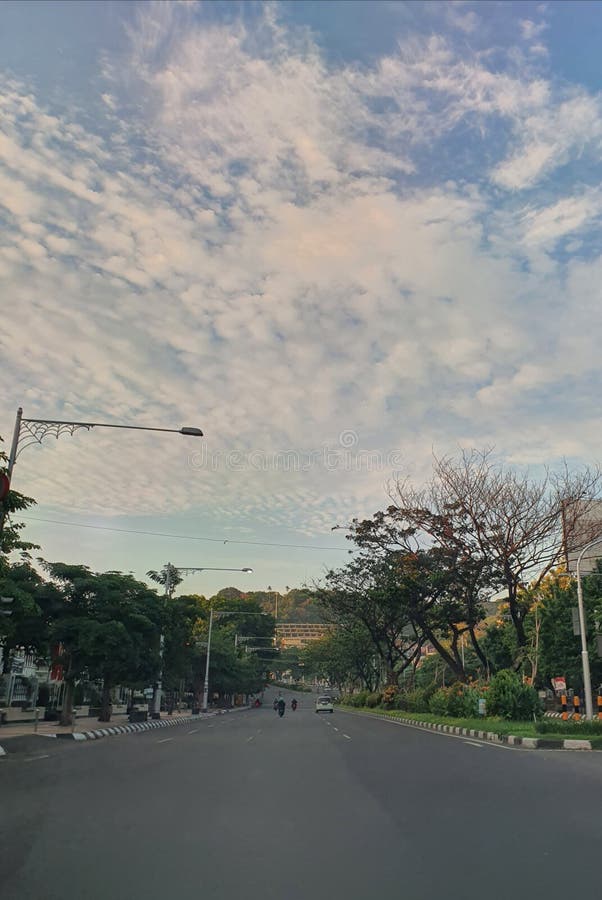 Skyline Morning Road Semarang City Editorial Photo - Image of ...