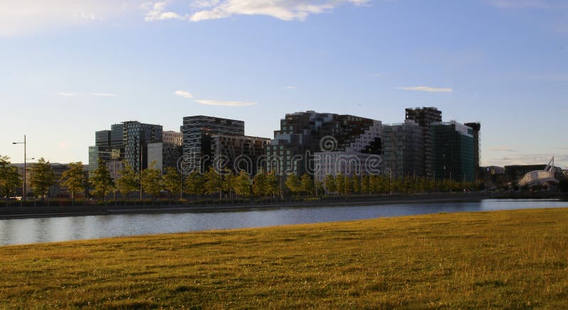 Skyline stock photo. Image of oslo, norway, barcode, park - 56012616