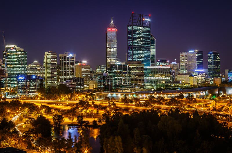 Skyline of Perth editorial image. Image of skyline, street - 68208155
