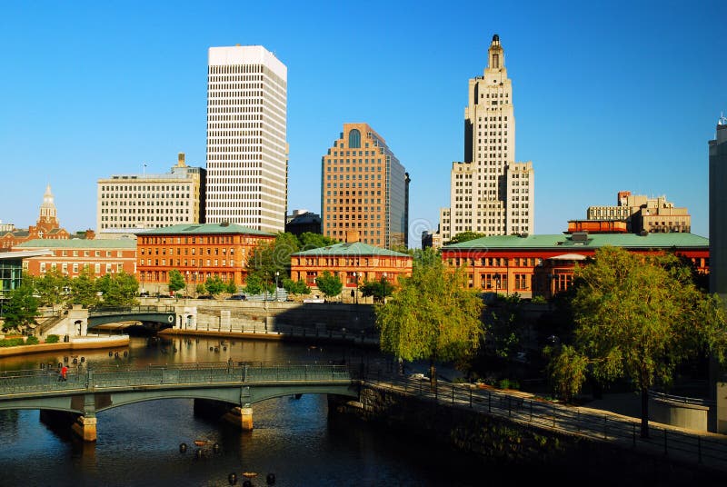 The Skyline of Providence Rhode Island Stock Photo - Image of ...