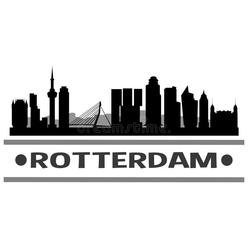 Rotterdam Icon Vector Art Design Stock Vector - Illustration of ...
