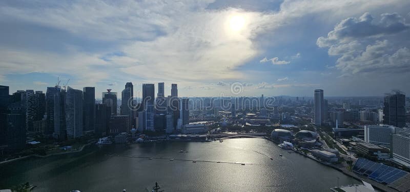 The Skyline Saga: Singapore in Pictures Stock Image - Image of essence ...
