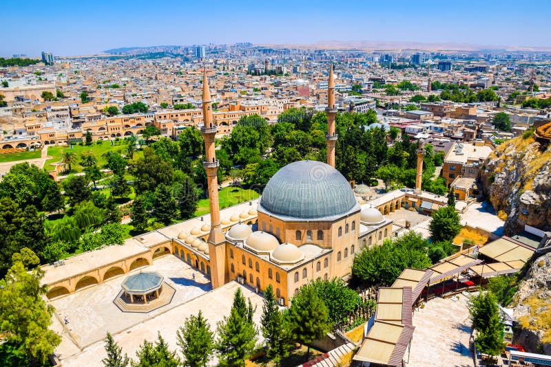 The Skyline of Sanliurfa, Turkey Stock Image - Image of mosque ...