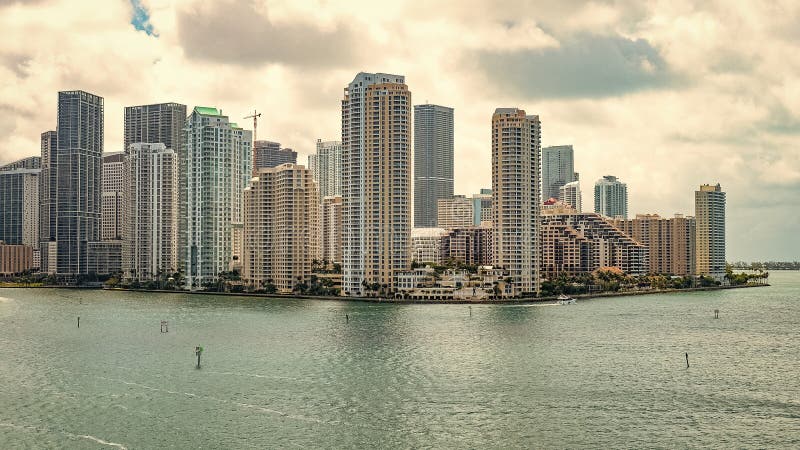 Skyline Skyscraper Downtown Building. Miami Skyline Skyscraper Building ...