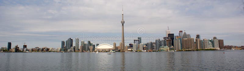Skyline of Toronto, Canada stock image. Image of dense - 10729915
