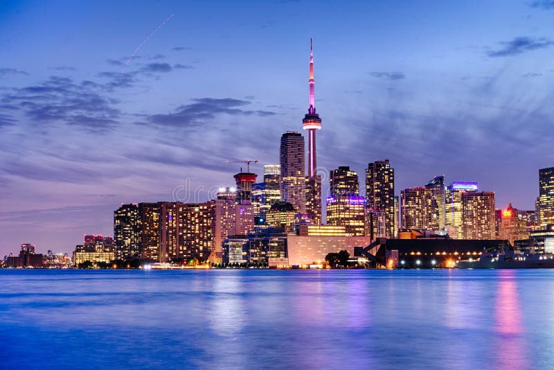Skyline of Toronto in Canada Editorial Stock Photo - Image of high ...