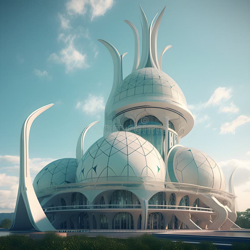 Skyline Vision, an Impressive 3d Render of a Contemporary Structure ...