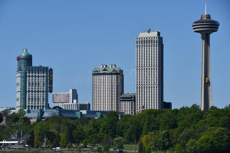 Skylon Tower at Niagara Falls in Ontario, Canada Editorial Stock Photo ...