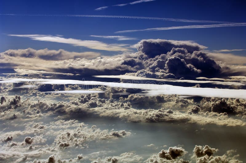 Skyscape stock photo. Image of sunrise, aerial, clouds - 18648188