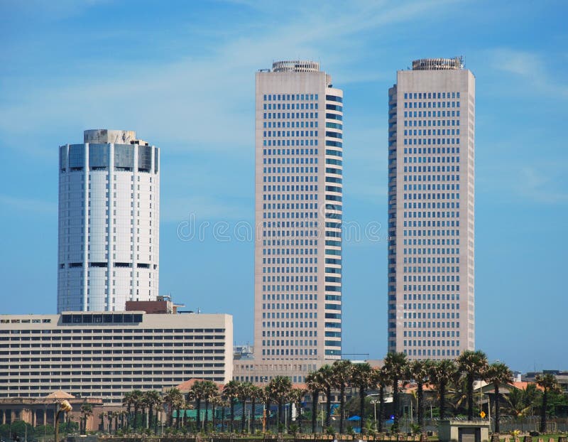 Waking City Office Buildings of Phoenix Stock Image - Image of blacktop ...