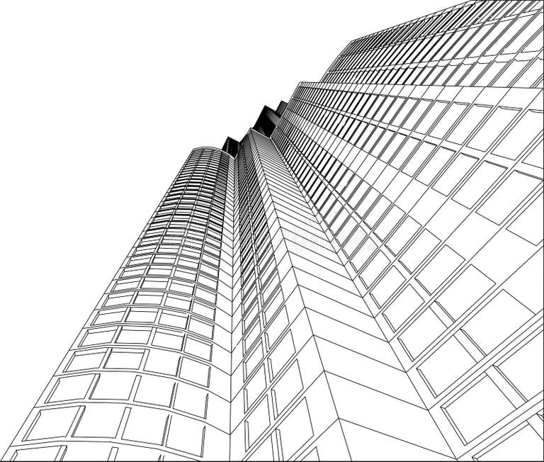 Modern Skyscraper Design Stock Illustrations – 211,802 Modern ...