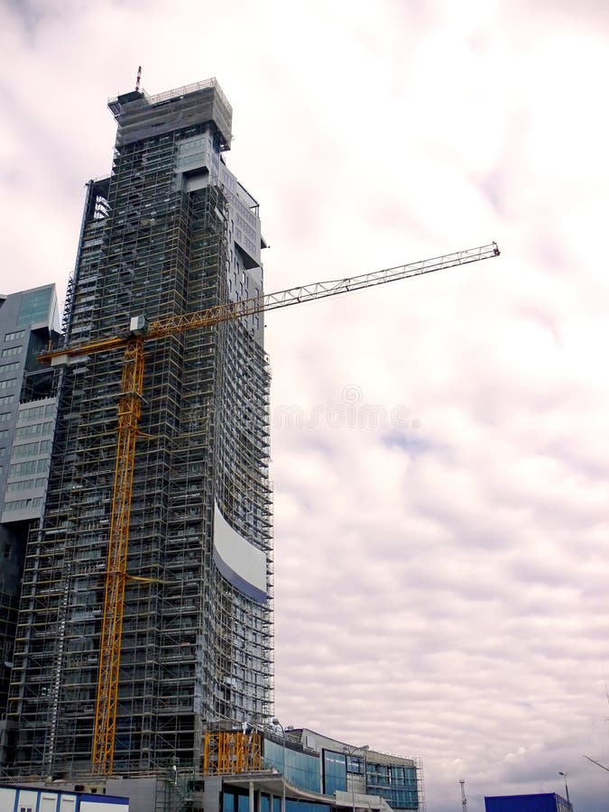 Skyscraper stock image. Image of lift, blank, build, sphere - 6465139