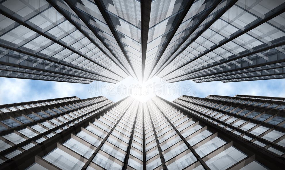 Skyscraper stock illustration. Illustration of organization - 8614968