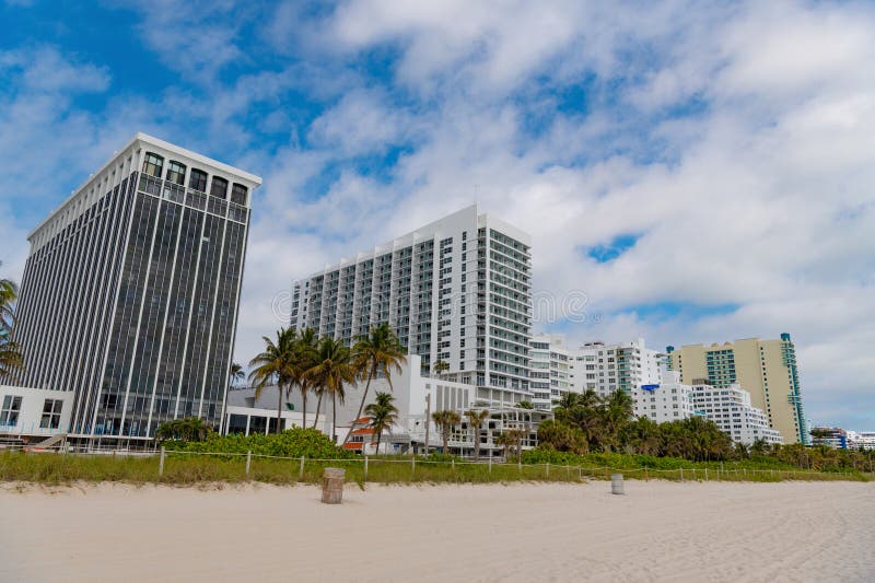 Skyscraper Architectural Building in Miami Metropolis. Skyscraper ...