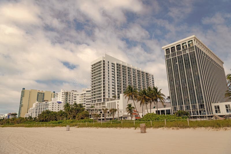 Skyscraper Architectural Building in Miami Metropolis. Skyscraper ...