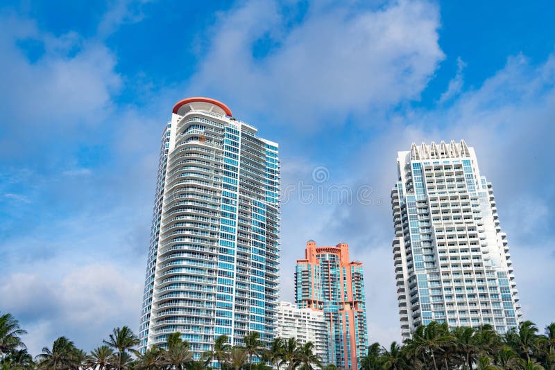 Skyscraper Architectural Building in Miami. Skyscraper Architectural ...