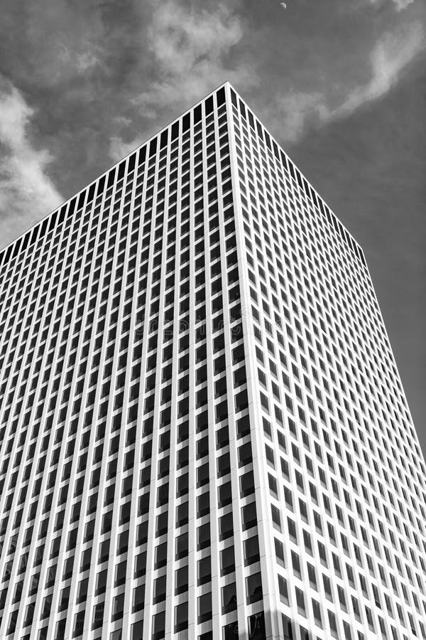 Skyscraper with Architectural Shape. Modern City Building. Skyscraper ...