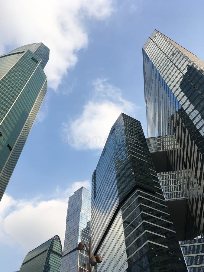 Skyscraper bottom view stock photo. Image of urban, cityscape - 112240526