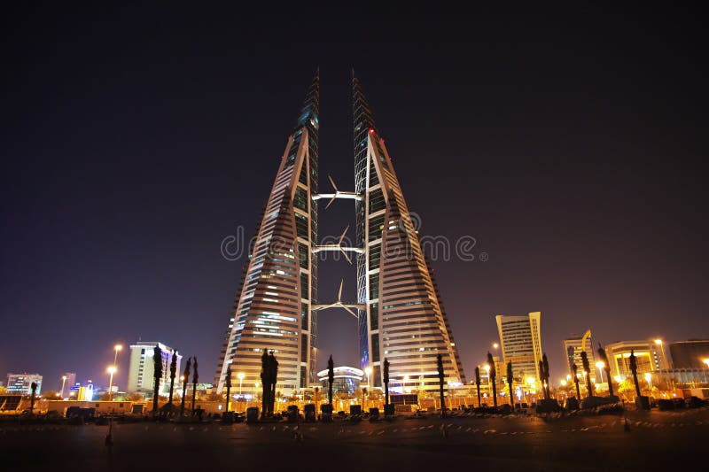 The Skyscraper in Bahrain Financial Harbour, Manama, Bahrain Stock ...