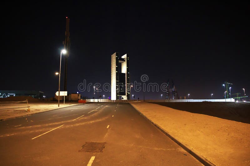 The Skyscraper in Bahrain Financial Harbour, Manama, Bahrain Editorial ...